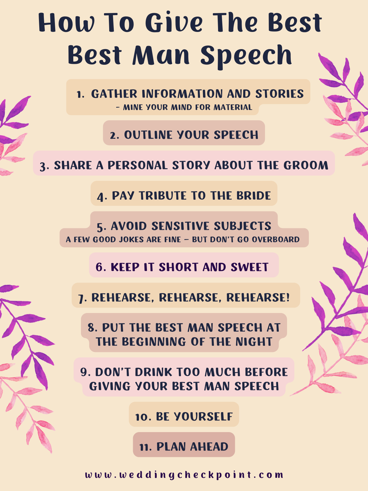 How To Give The Best Best Man Speech - Wedding CheckPoint